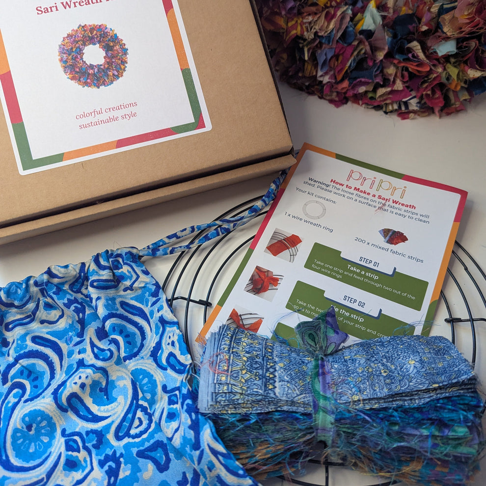Make Your Own Sari Wreath Kit – Pri Pri