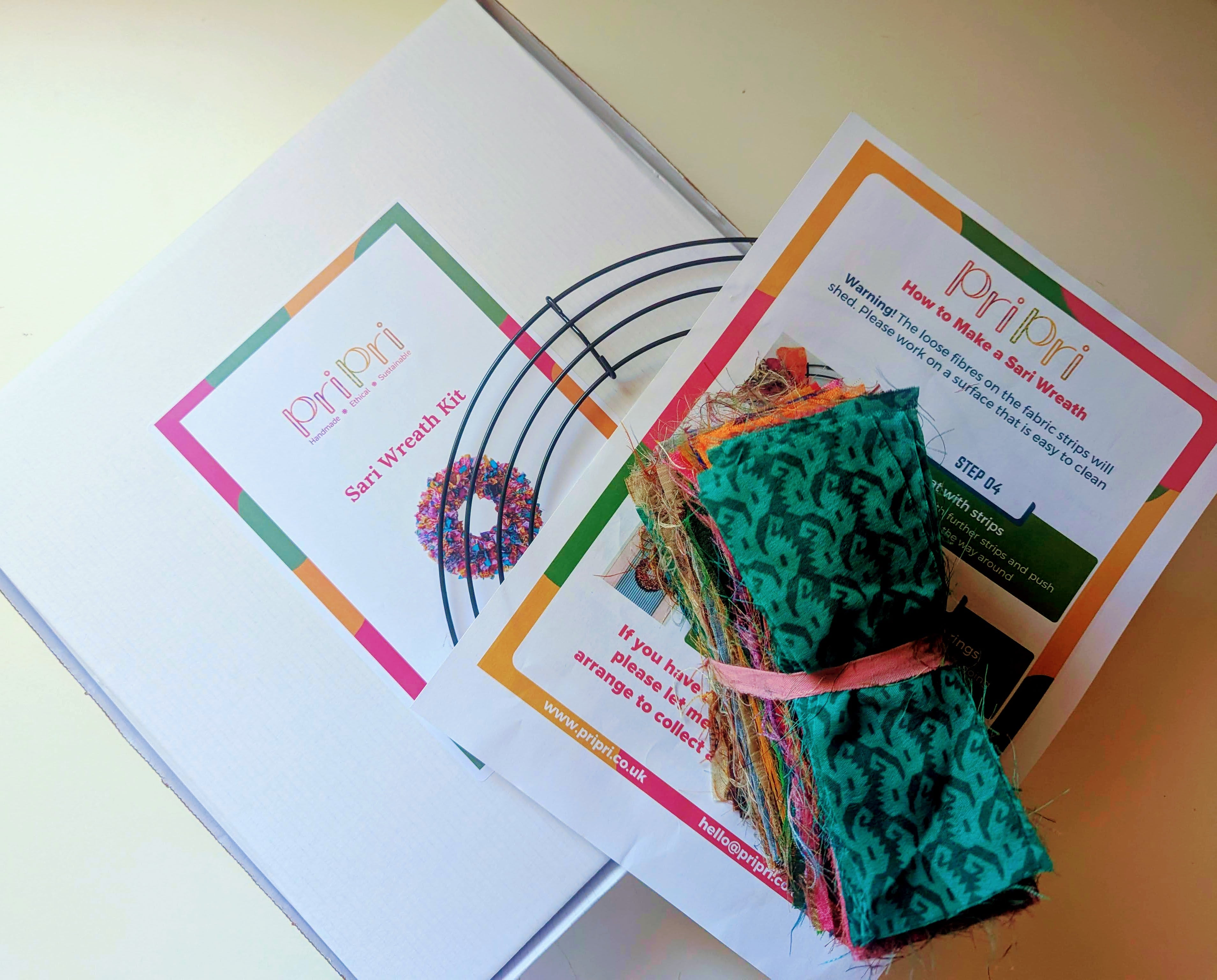 Make Your Own Sari Wreath Kit – Pri Pri